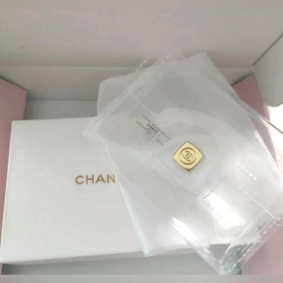 CHANEL | Other | Chanel Makeup Transparent Pvc Belt Pouch | Poshmark